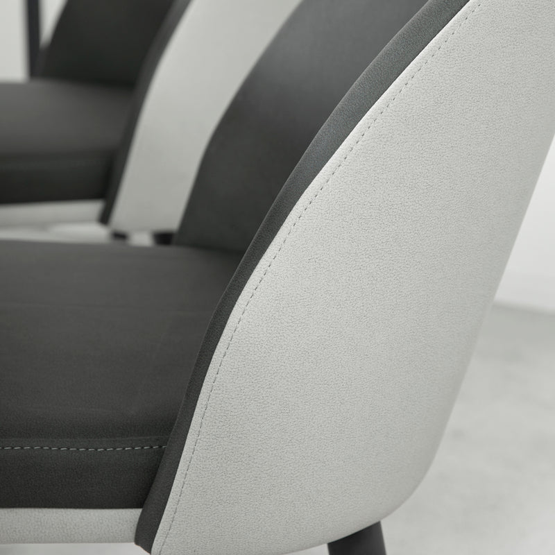 Lindsay Upholstered Black Dining Chair (Set of 2) | FW Homestores