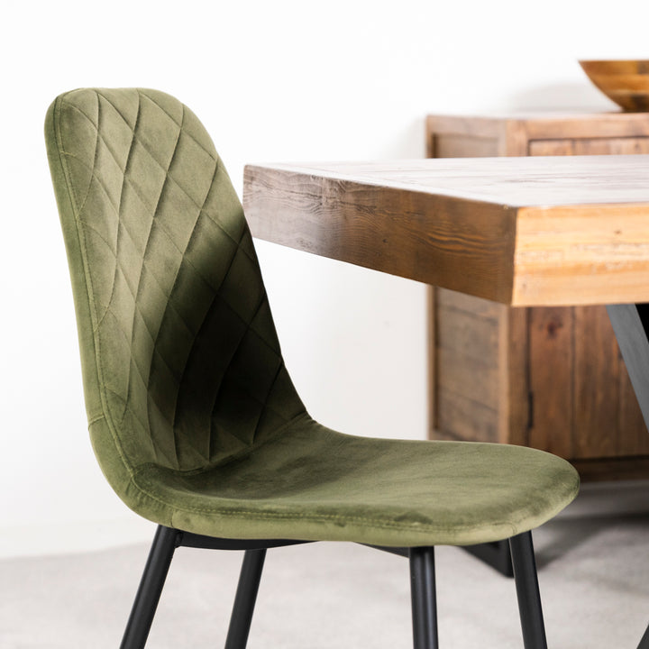 Alston Blue Dining Chair Set Of 2 – FW Homestores