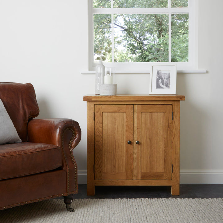 Cheltenham Oak Mini Cupboard – FW Homestores