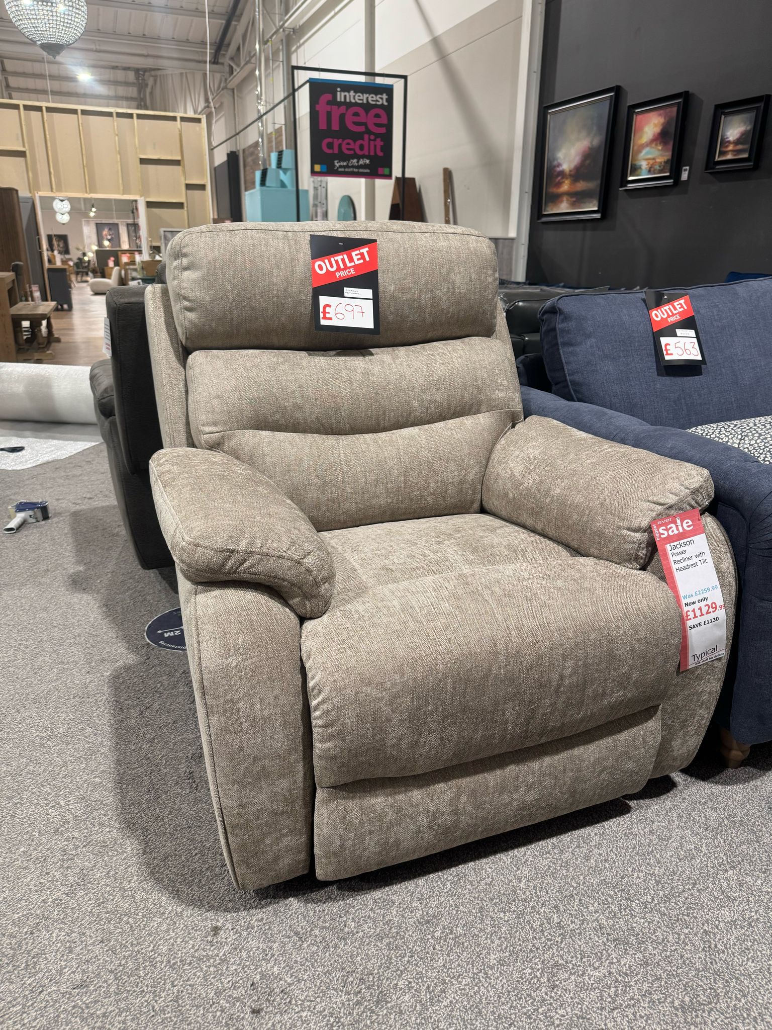 Jackson Power Recliner With Power Headrest (Clearance)