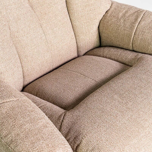 Dallas Fabric Swivel Recliner & Stool – FW Homestores