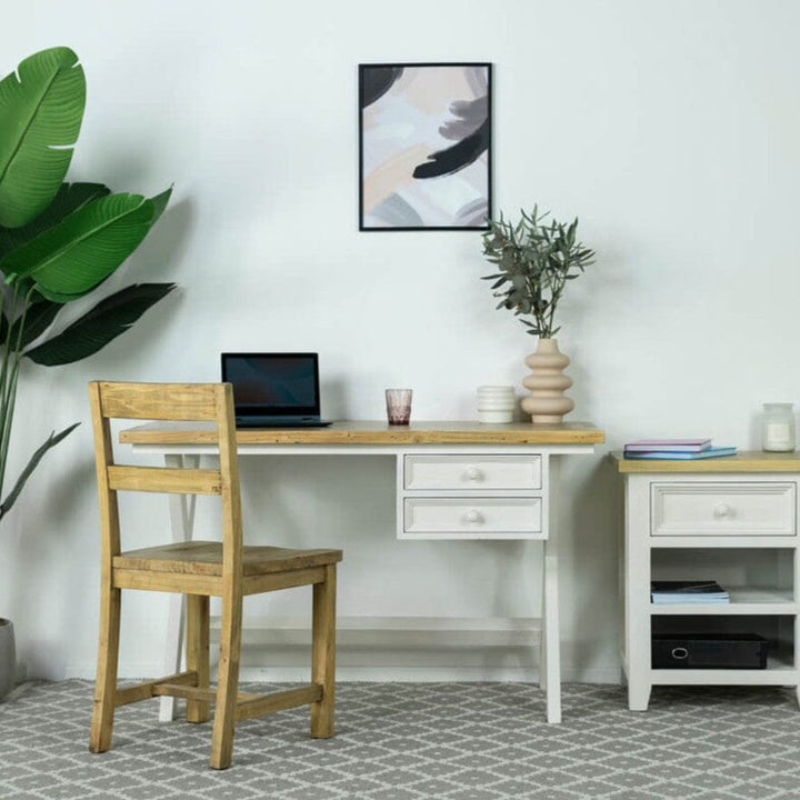 Dove Painted Cross Leg Desk – FW Homestores