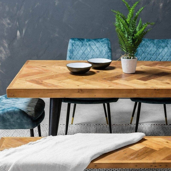 Mode Fixed Top Dining Table (160cm / 180cm) & Bench Package Deal – FW ...