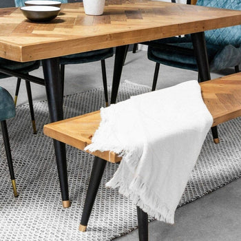 Mode Fixed Top Dining Table (160cm / 180cm) & Bench Package Deal – FW ...